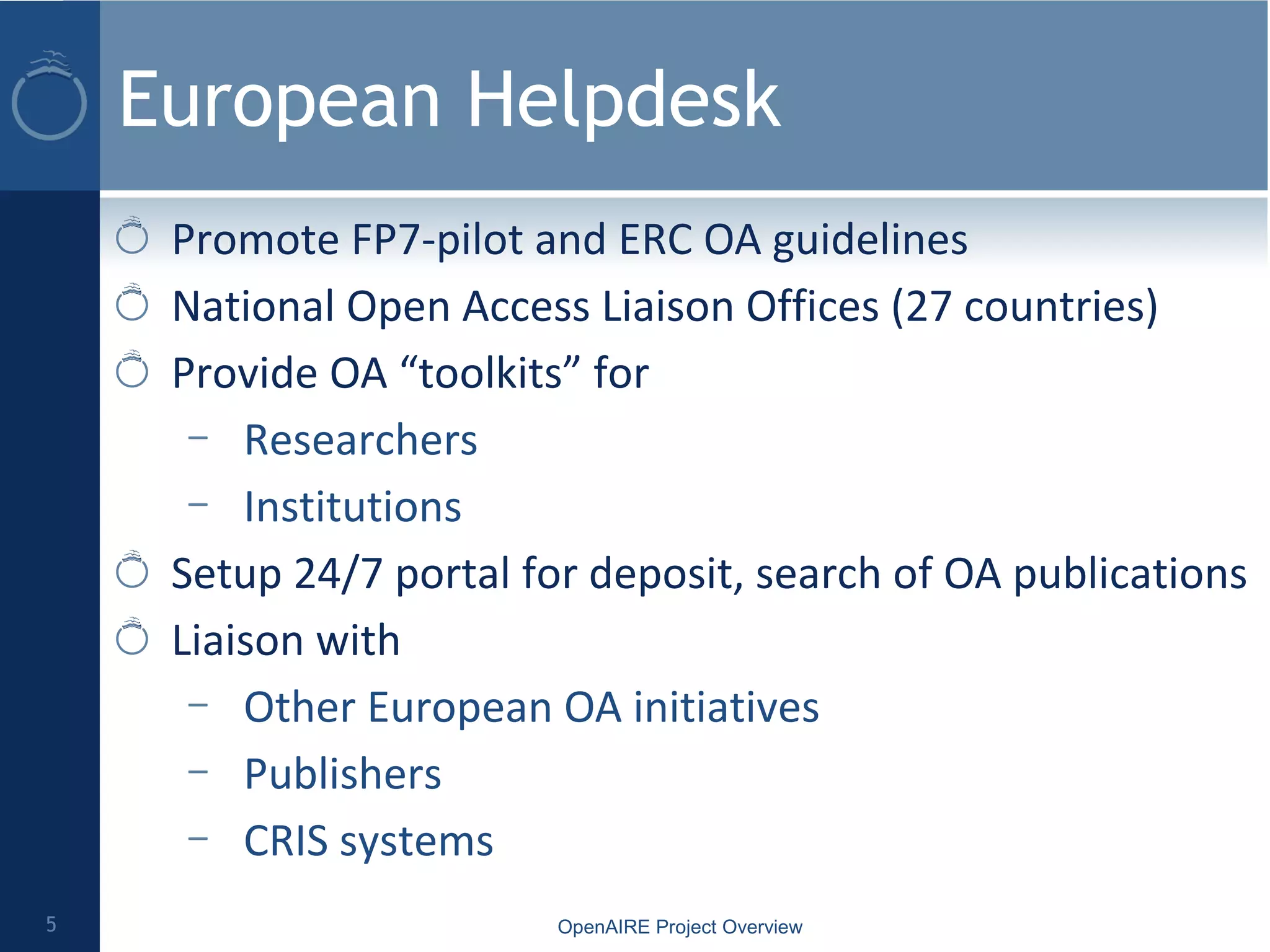 OpenAIRE short presentation | PPT