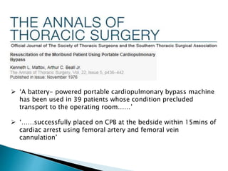 Why would you do ECPR? | PPTX