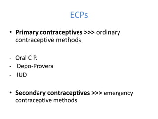 Emergancy Contraceptives | PPTX