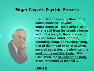 Edgar Cayce's Psychic Process | PPT