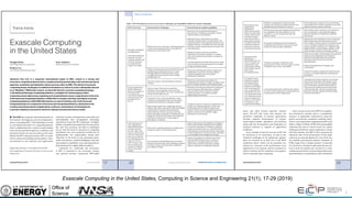 Exascale Computing Project Update | PDF