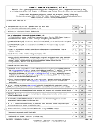 Ecrc checklist nov 2010 | PDF