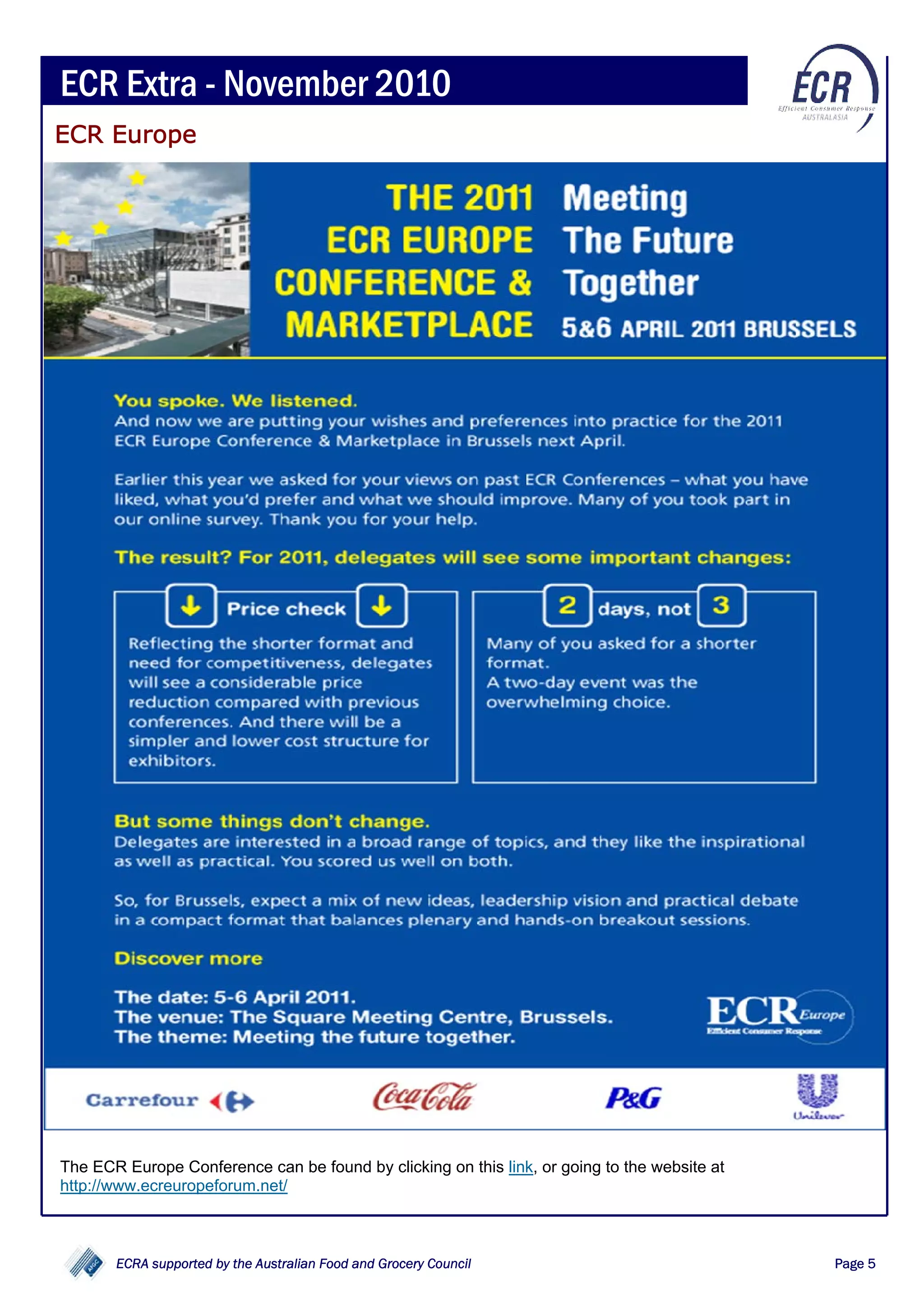 Ecr extra november 2010 | PDF