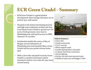 Ecr green citadel ppt | PPT