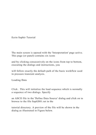 ECRIN SAPHIR TUTORIAL Dr. P. Ghahri Prepared by.docx