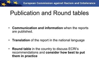 Ecri presentation. revised short version | PPT