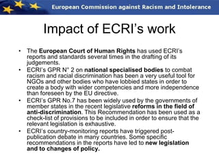 Ecri presentation. revised short version | PPT