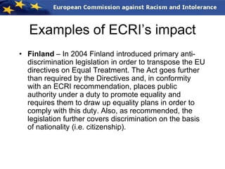 Ecri presentation. revised short version | PPT