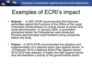 Ecri presentation. revised short version | PPT