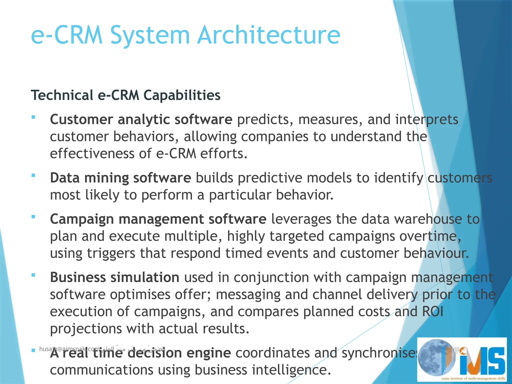 eCRM.pptx free download for appropriate knowledge based | PPTX
