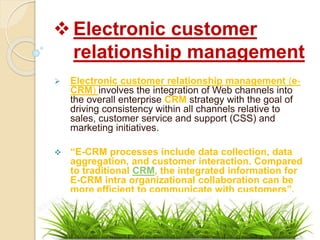E crm ppt | PPT