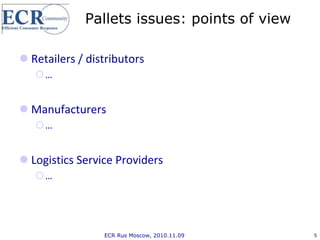 Ecr pallet workshop_presentation_ecr_poland | PDF