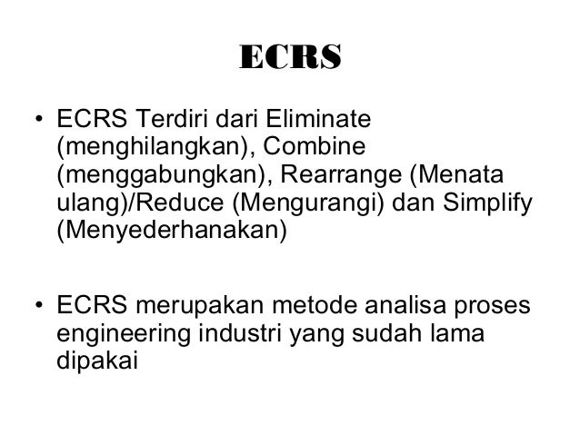 Ecrs ina