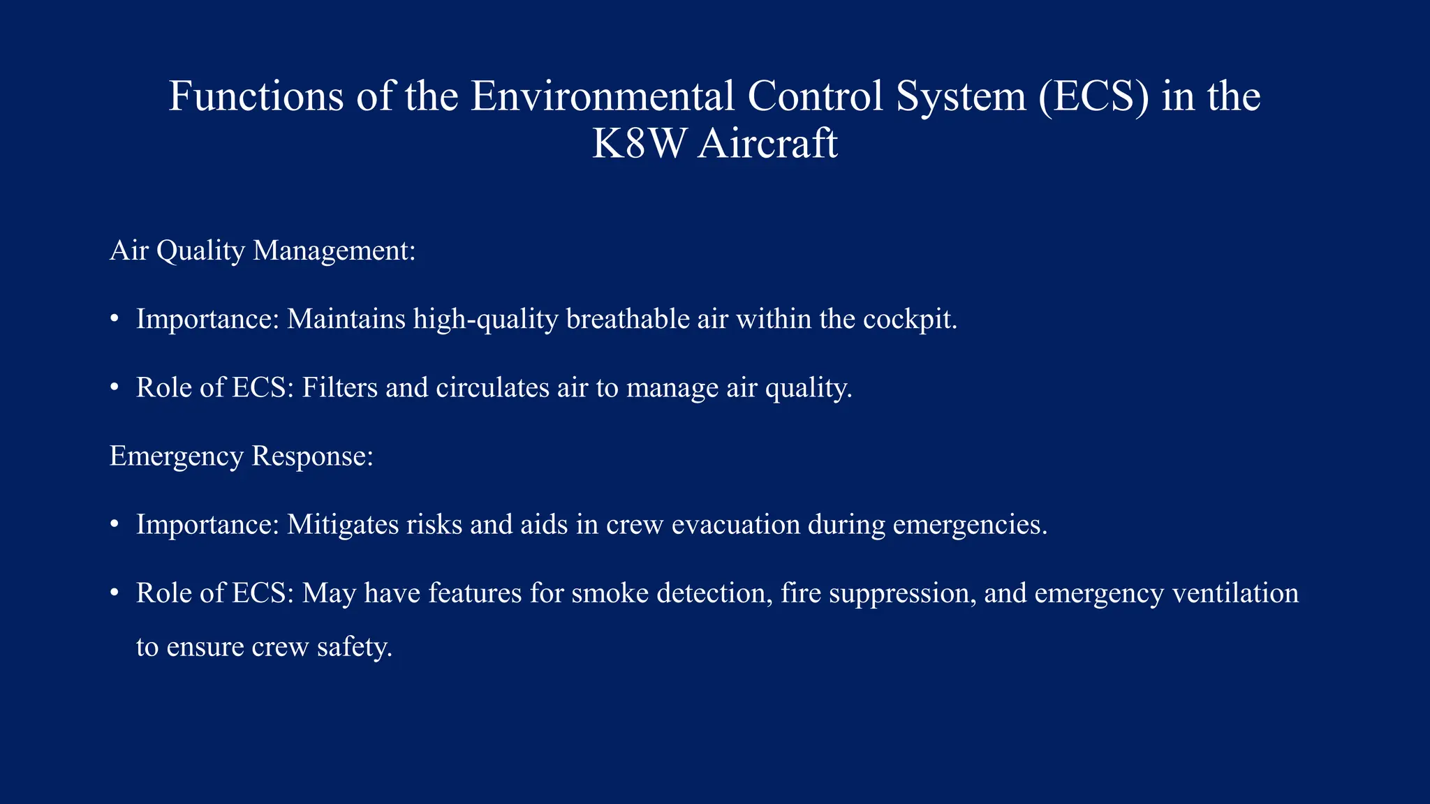 Environmental Control System of K8 Aircraft.pptx