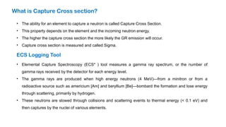 Presentation on Elemental Capture Spectroscopy | PPTX