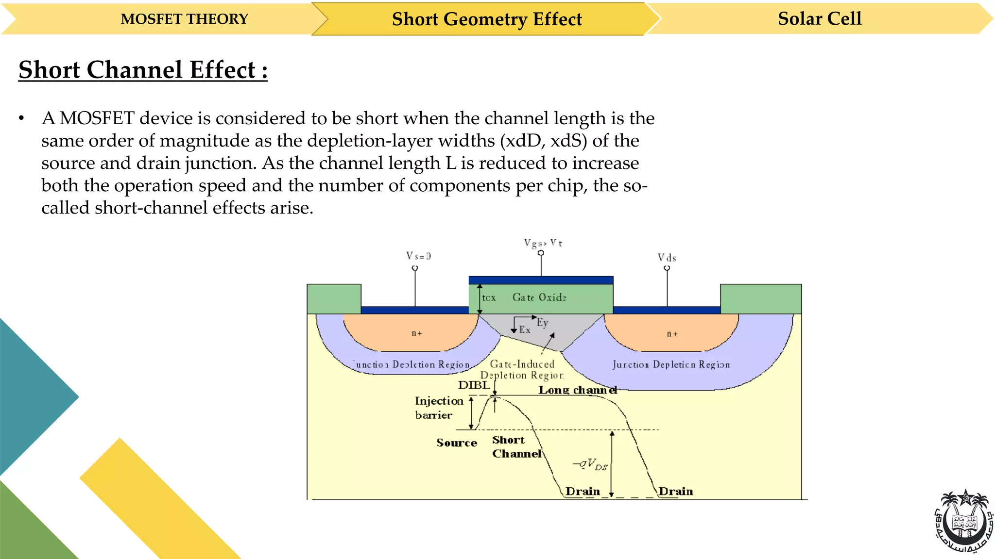 small geometry effect and working of solar cell | PPT