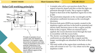 small geometry effect and working of solar cell | PPTX