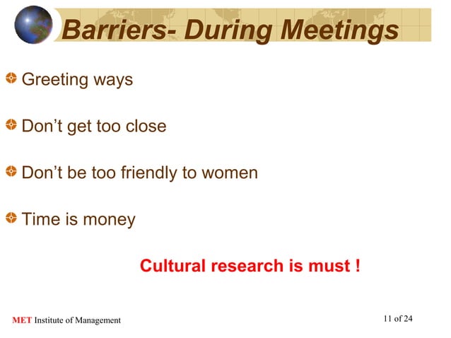 Unlocking Cross Culture Barriers in Business Communication | PPT