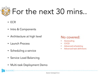 AWS ECS Quick Introduction | PDF