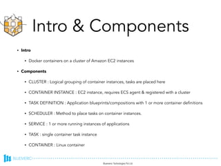AWS ECS Quick Introduction | PDF