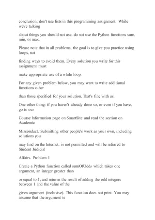 Ecs 10 programming assignment 4 loopapalooza | DOCX