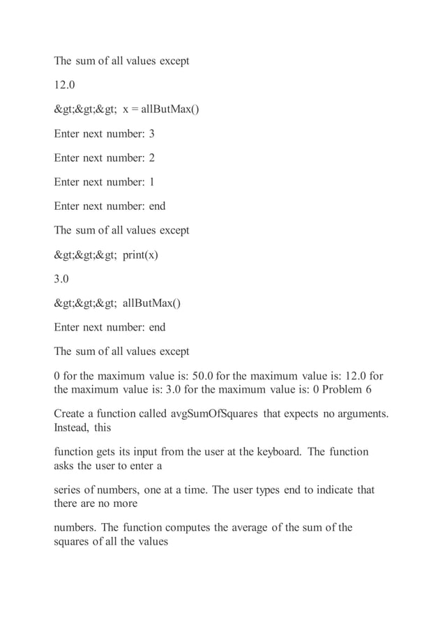 Ecs 10 programming assignment 4 loopapalooza | PDF