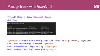 ECS19 - Maarten Eekels - MICROSOFT TEAMS ARCHITECTURE DEEP DIVE | PPT