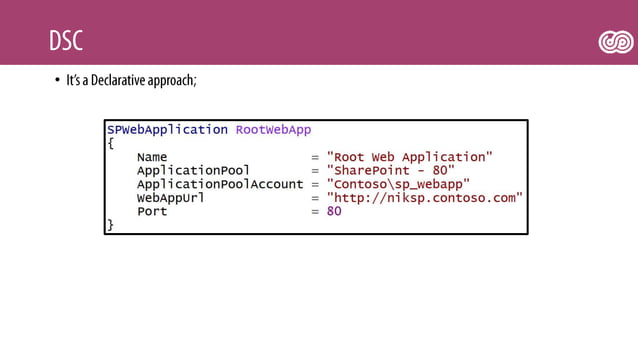ECS19 - Nik Charlebois - Automate the Deployment & Monitoring of SharePoint with Azure DevOps | PPT