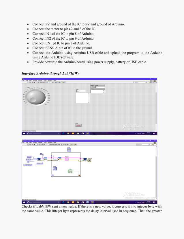To Control The Dc Motor Speed Using Pwm From Labview Pdf