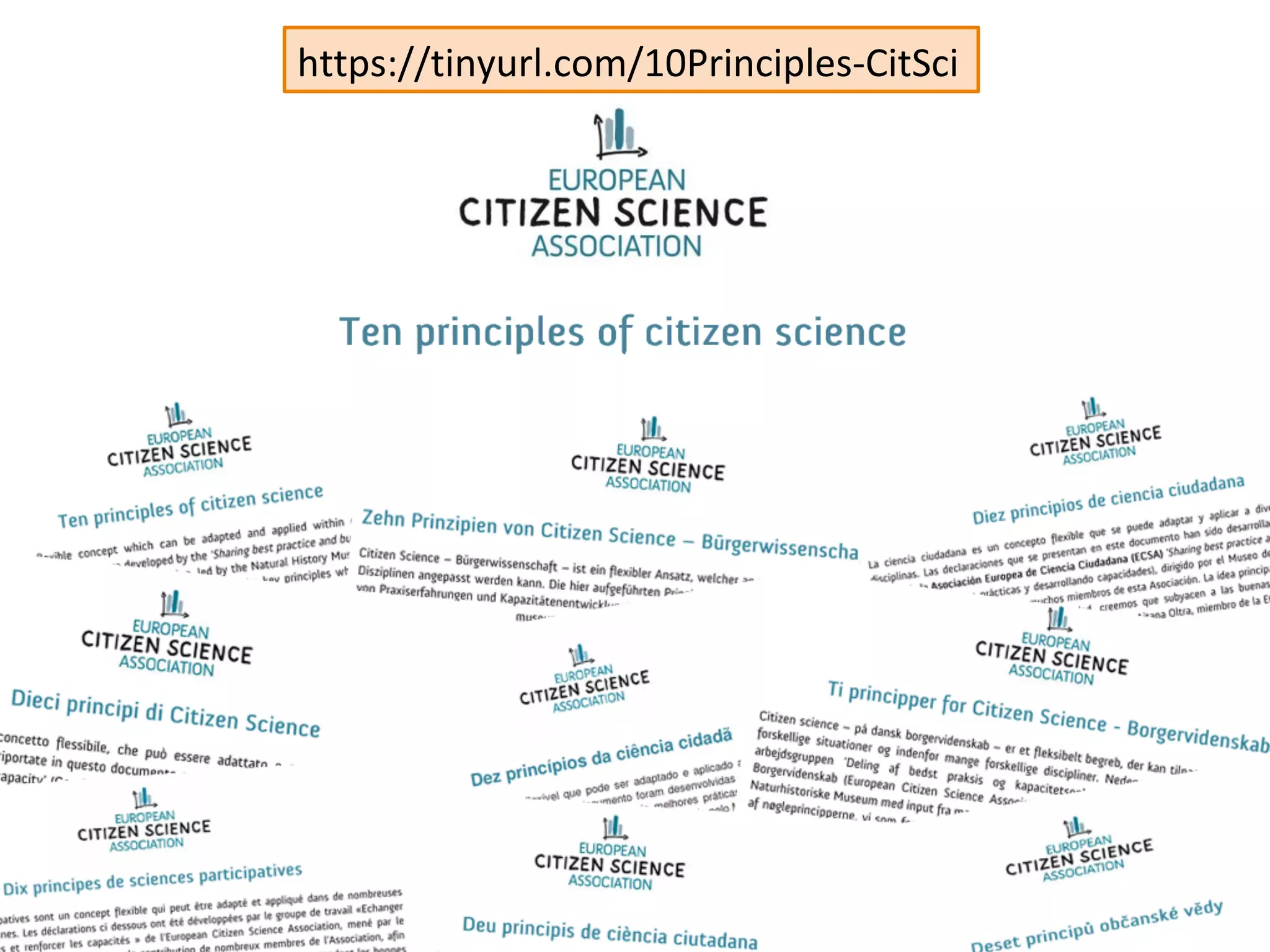 ECSA and the 10 Principles of Citizen Science | PDF