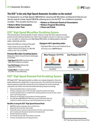 IPC Eagle ECS Automatic Floor Scrubber Series | PDF