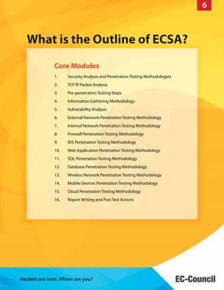 EC-Council Certified Security Analyst Program | PDF