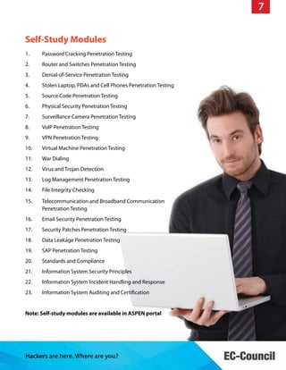 EC-Council Certified Security Analyst Program | PDF