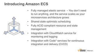 ECS for Amazon Deep Learning and Amazon Machine Learning | PPT