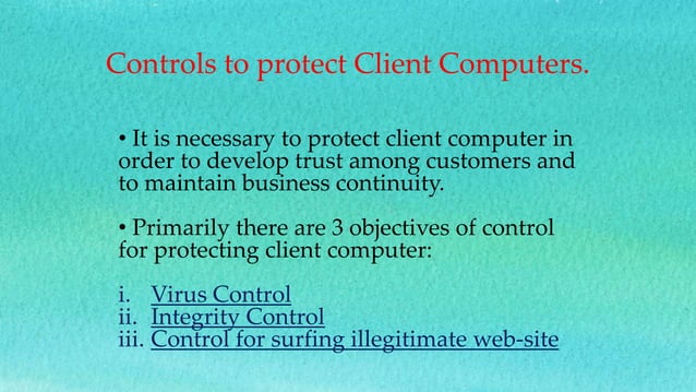 Security Controls Over E-Commerce | PPTX | Internet | Computing