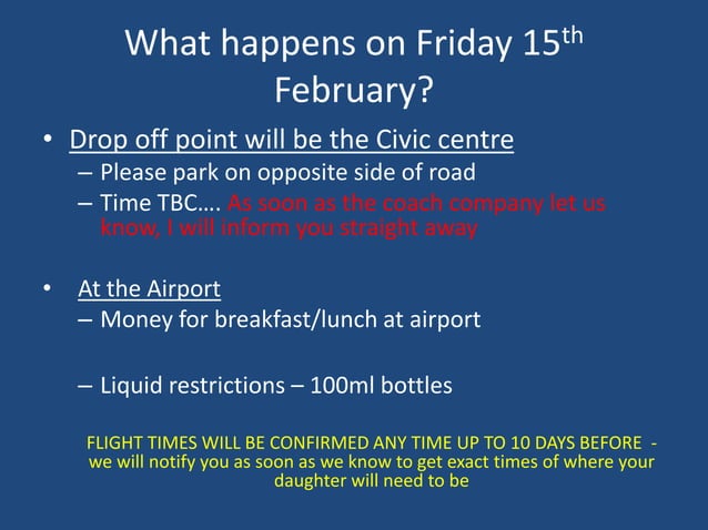 ECSfG Ski Trip 2019 | PPT