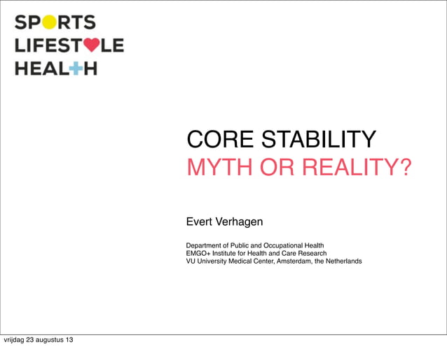 Core stability | PDF