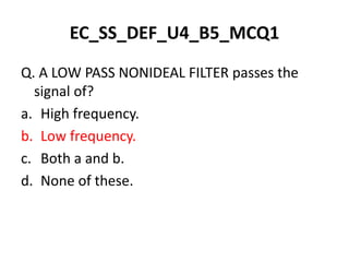 Non-Ideal Filter | PPTX
