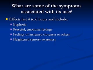 Ecstasy Use Among College Students | PPT