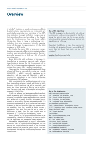 Ethical Corp Report Summary Carbon Reduction Commitment | PDF ...