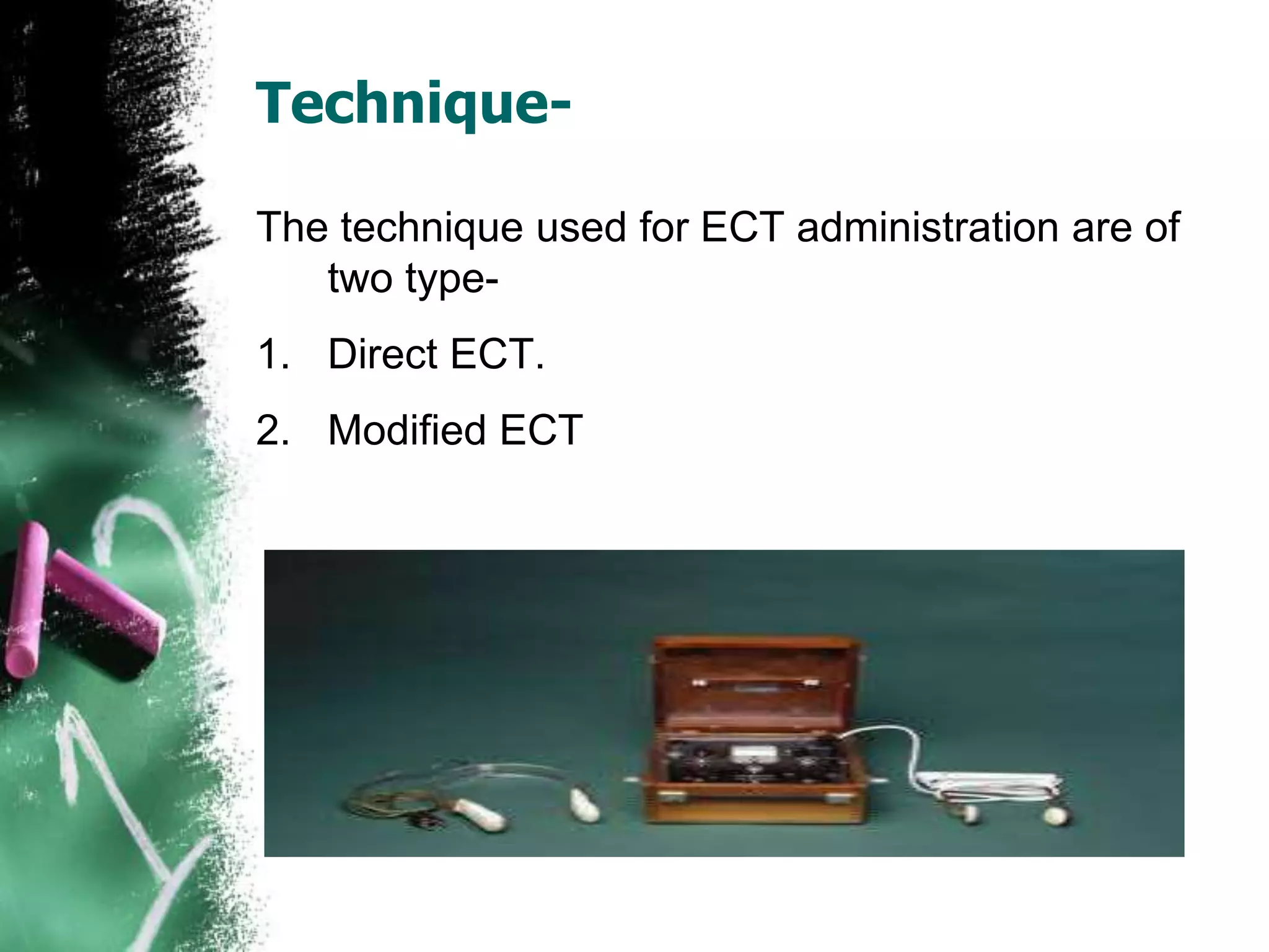 ELECTROCONVULSIVE THERAPY AND ITS NURSING MANAGEMENT, ECT | PPTX