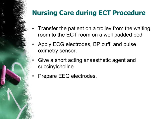 ELECTROCONVULSIVE THERAPY AND ITS NURSING MANAGEMENT, ECT | PPTX