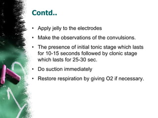 ELECTROCONVULSIVE THERAPY AND ITS NURSING MANAGEMENT, ECT | PPTX