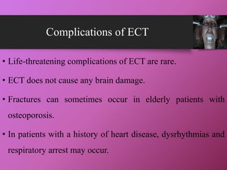 Electro convulsive therapy | PPTX | Brain and Nervous System Disorders ...