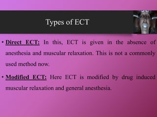 Electro convulsive therapy | PPTX | Brain and Nervous System Disorders ...