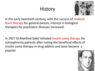 Early Electroshock Therapy