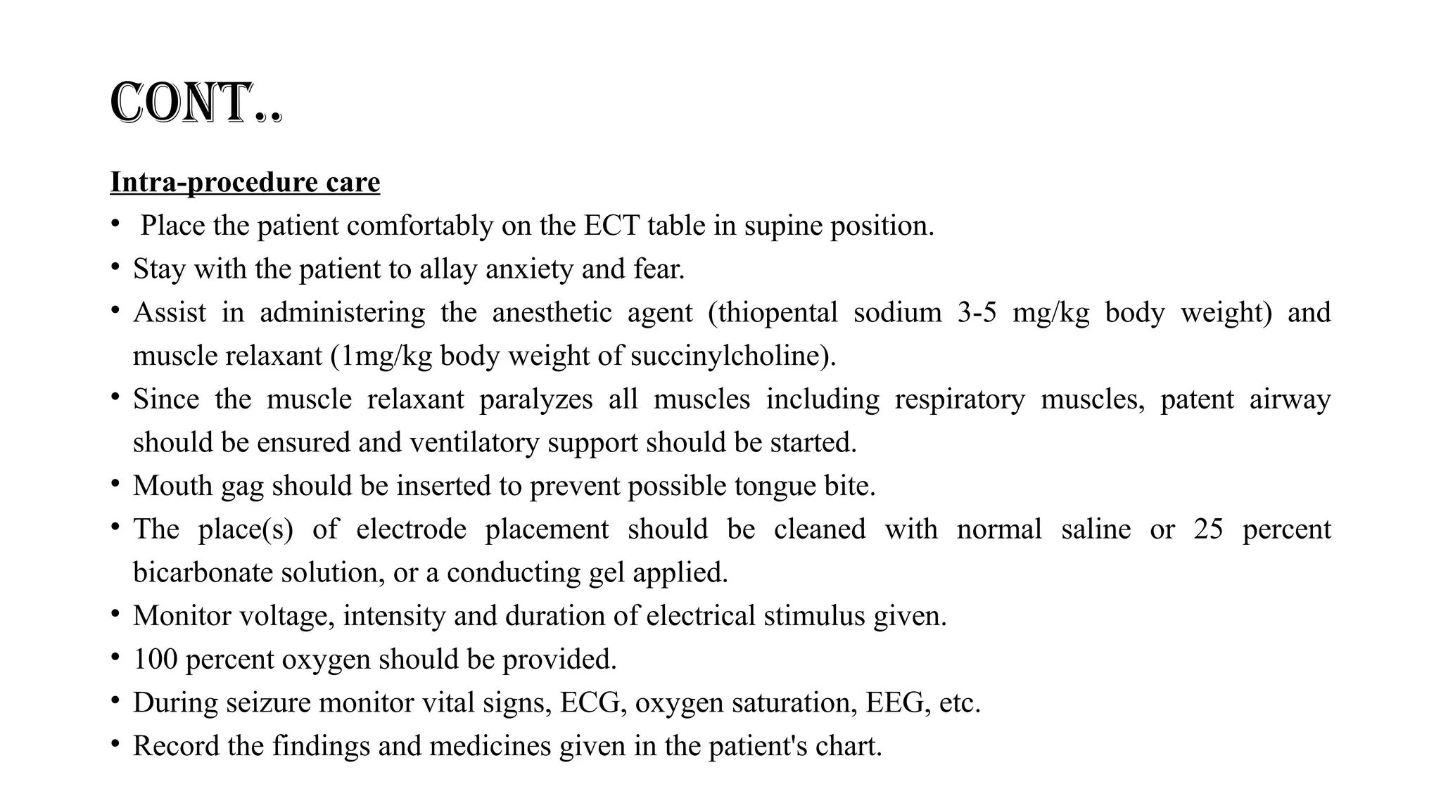 Electro Convulsive Therapy for Nursing students | PPTX