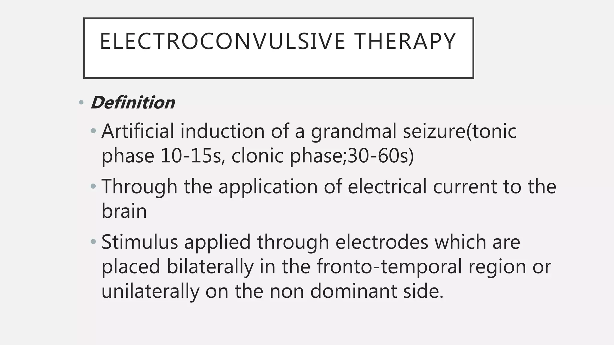 ECT anaesthesia | PPTX