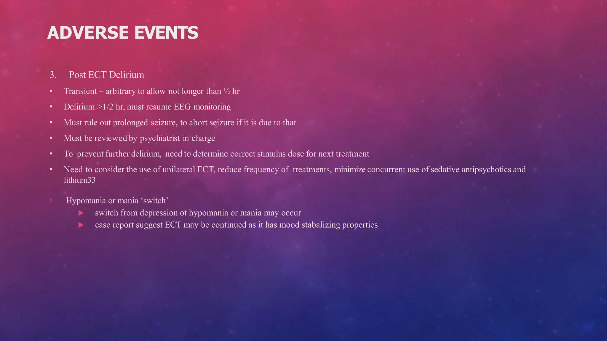 ECT therapy and guidelines for trwatmentpptx | PPT