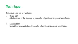 Electroconvulsive therapy | PPTX | Brain and Nervous System Disorders ...